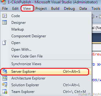 Vishal Joshi's Tangent: Creating a simple ASP.NET 4 Web App using ...